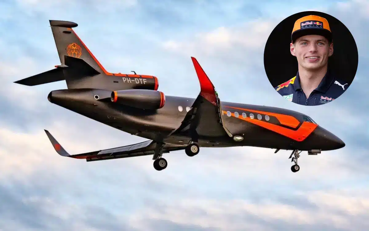 Cuando la F1 levanta el vuelo: el jet privado de Max Verstappen ...
